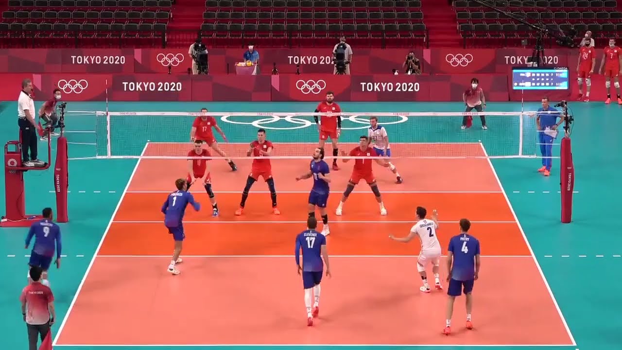 Antoine Brizard setting Team France at the Final Tokyo 2020 OG - Tokyo ...