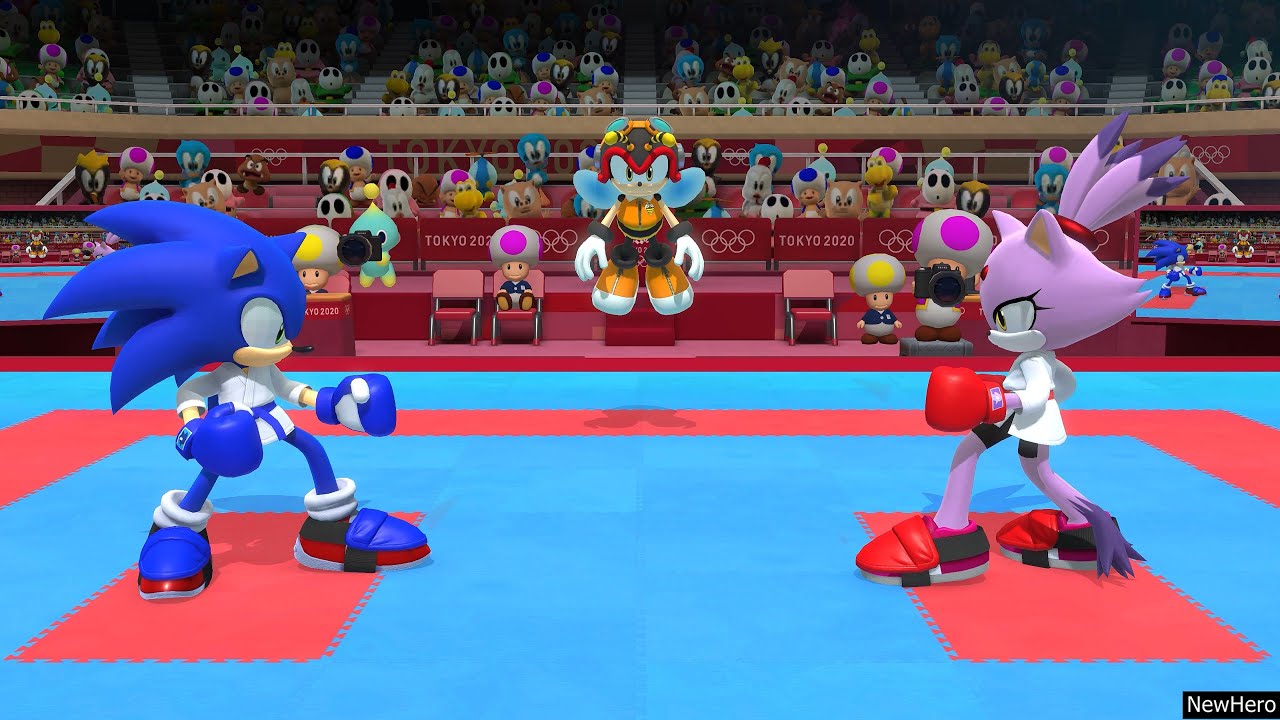 Mario & Sonic at the Tokyo 2020 Olympic Games - Sonic Vs. Blaze ...